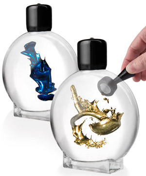 Colorful Ferrofluid: Magnetic Liquid in Bright Colors