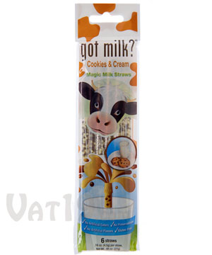 Magic Milk Straws: All-natural flavor straws encourage milk drinking