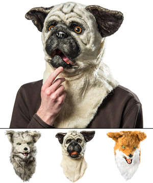 Mouth Mover Mask: Creepy animal masks that move when you talk!