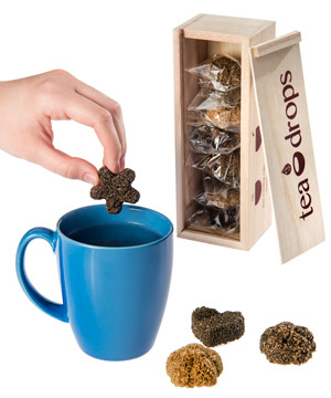 Tea Drops Variety Pack: An instant hot drink from cute shapes made of ...