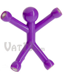 Q-Man Magnets: Flexible figures with magnetic hands and feet