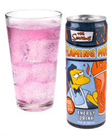 Simpsons Energy Drinks: Modeled after Springfield libations.