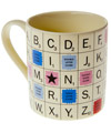 SCRABBLE® Tile Coffee Mug: Officially licensed mug.