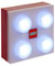 LEGO Portable LED Brick Light: 4 bright LEDs with removable wall plate