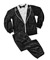 Traxedo: A comfortable tuxedo made from tracksuit material.