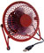 USB Retro Metal Desk Fan: 4" fan with metal construction and full ...