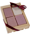 Wine Soap Gift Crate: Four guest soaps made from real wine.