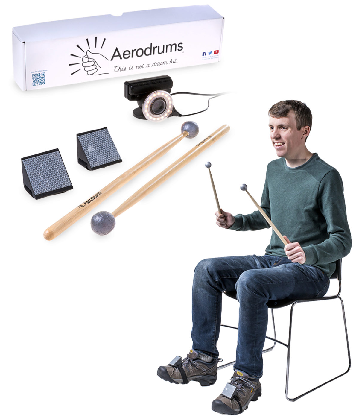 Aerodrums: Motion-capture electronic drum kit