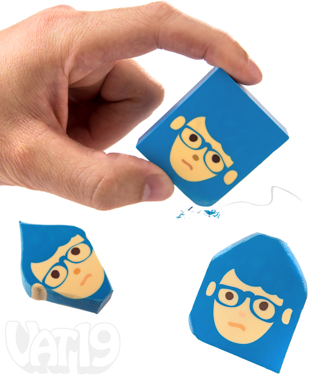 Barber Erasers: Craft a haircut as you erase.