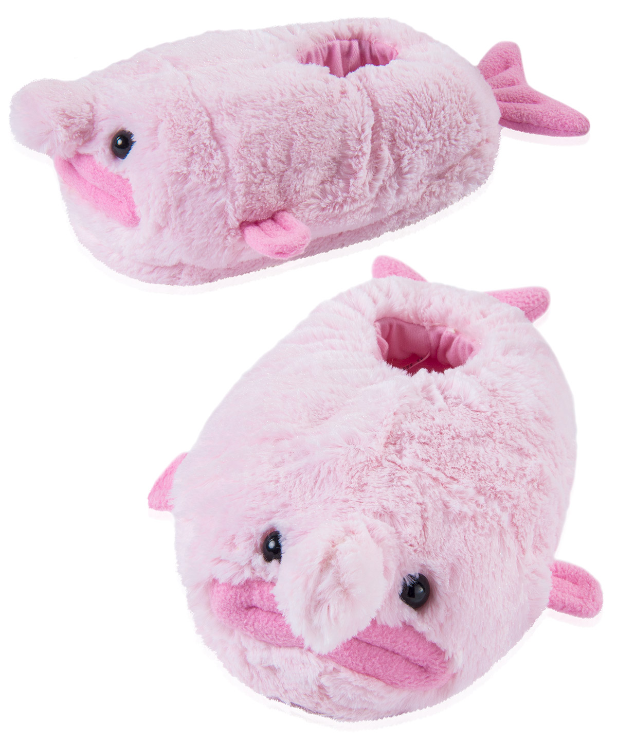 Blobfish Slippers: Ugly-cute lounging footwear styled after a deepsea fish.