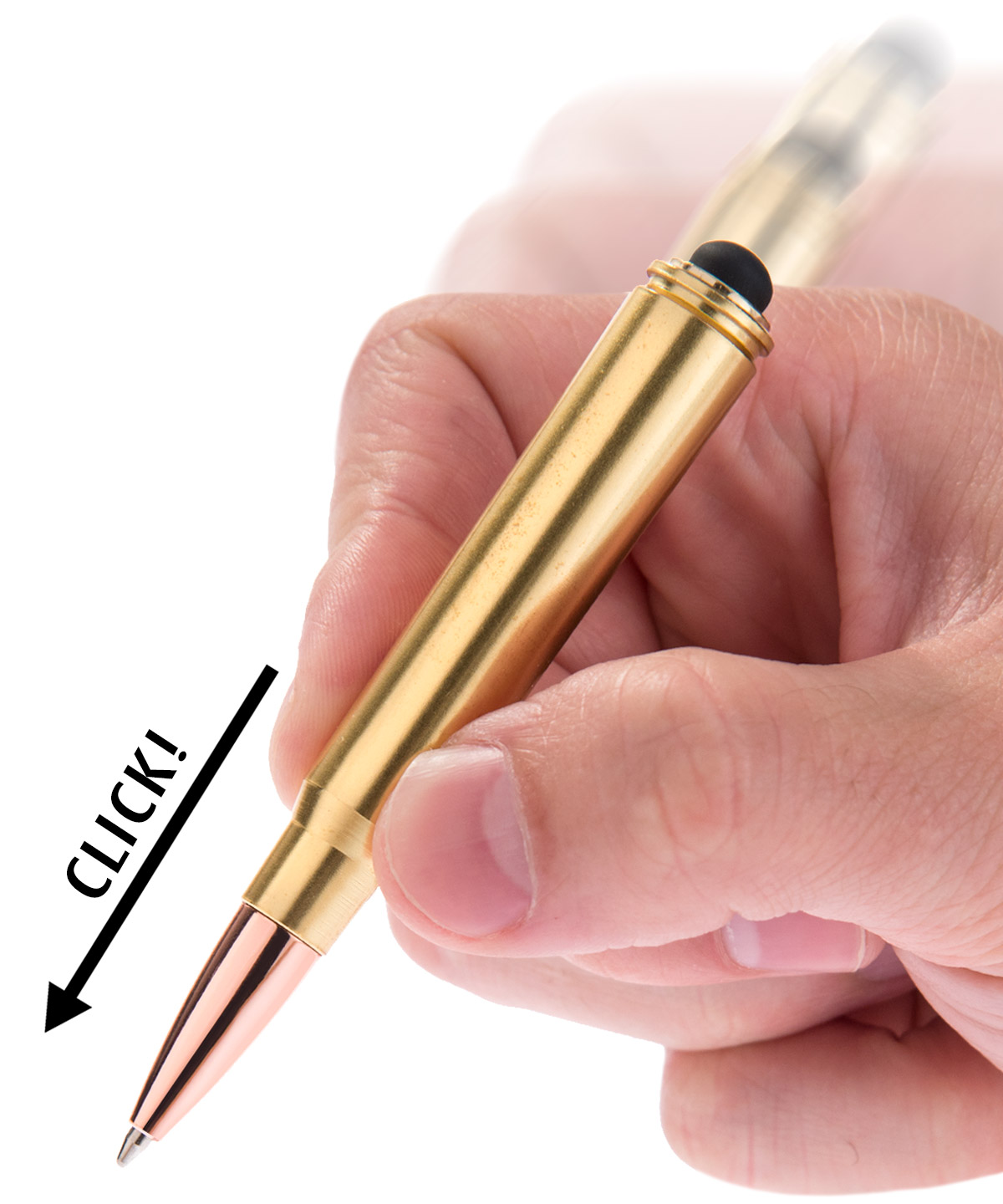 Bullet Shaker Pen: Shake to Extend and Retract the Tip