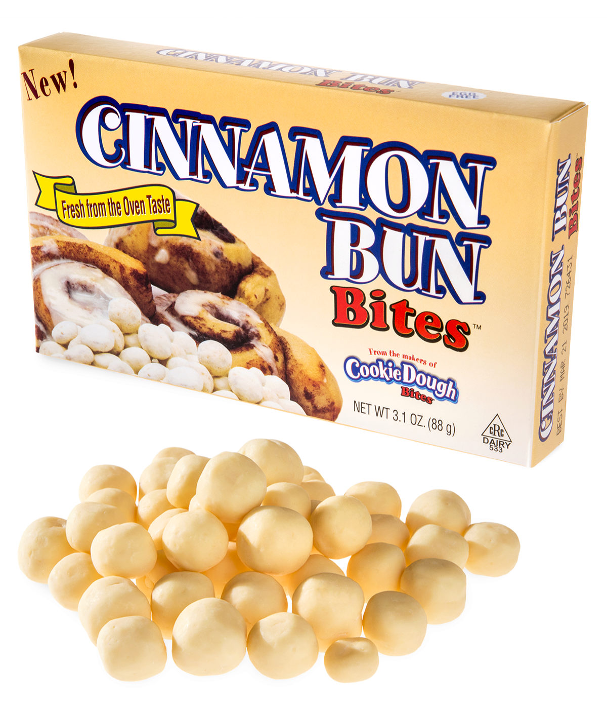 Cinnamon Bun Bites: Delectable bites of cinnamon bun dough coated in ...