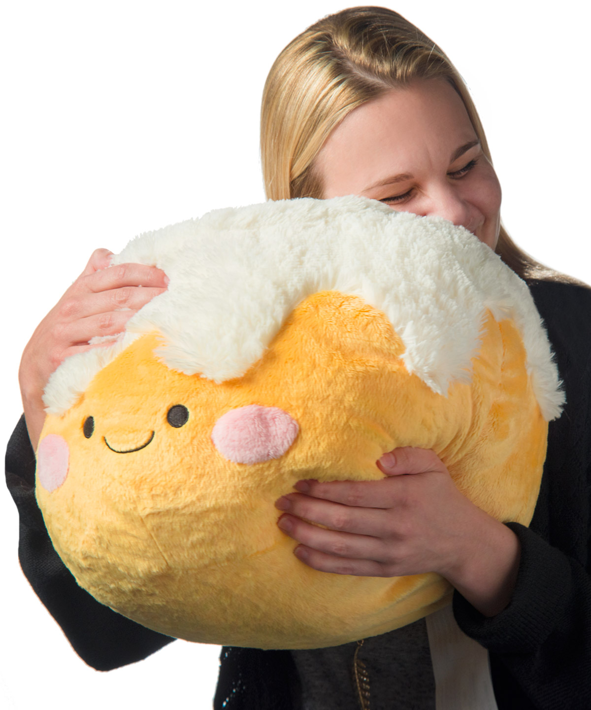 Comfort Food Squishables: Huge huggable toys modeled after tasty treats.