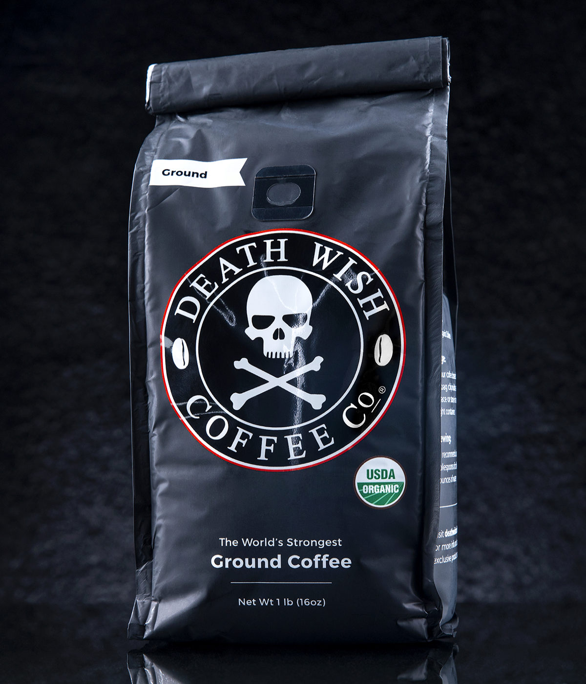 Death Wish Coffee: The world's strongest coffee.