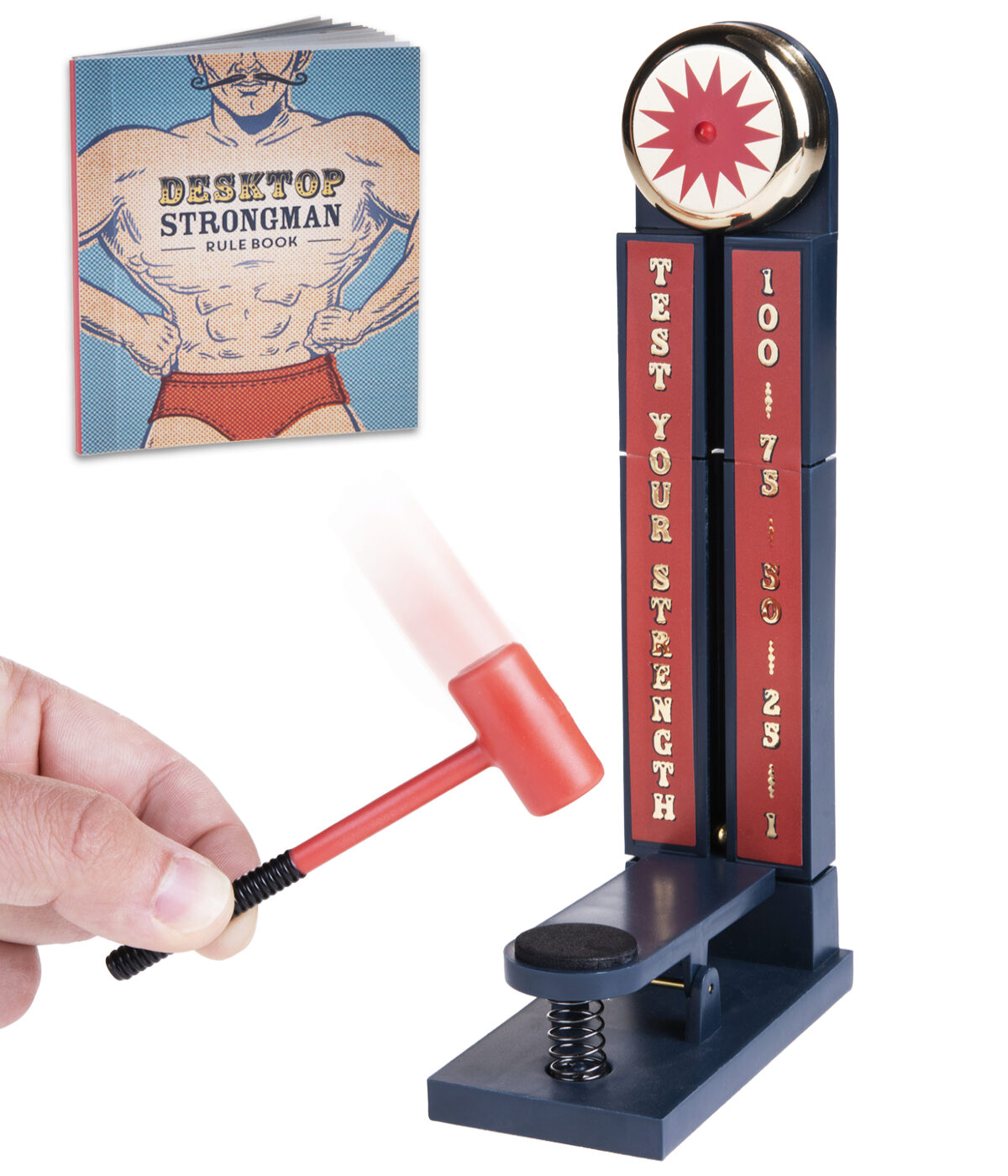 Desktop Strong Man: Step right up and test your strength...at your desk!