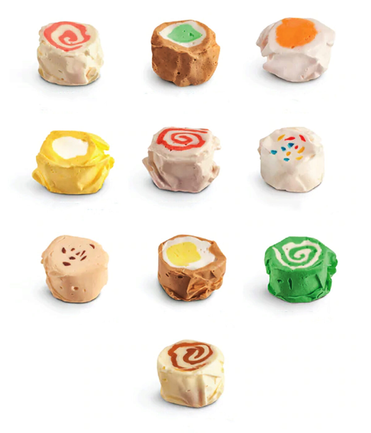 Dessert Mix Taffy: Salt water taffy flavored like delicious desserts