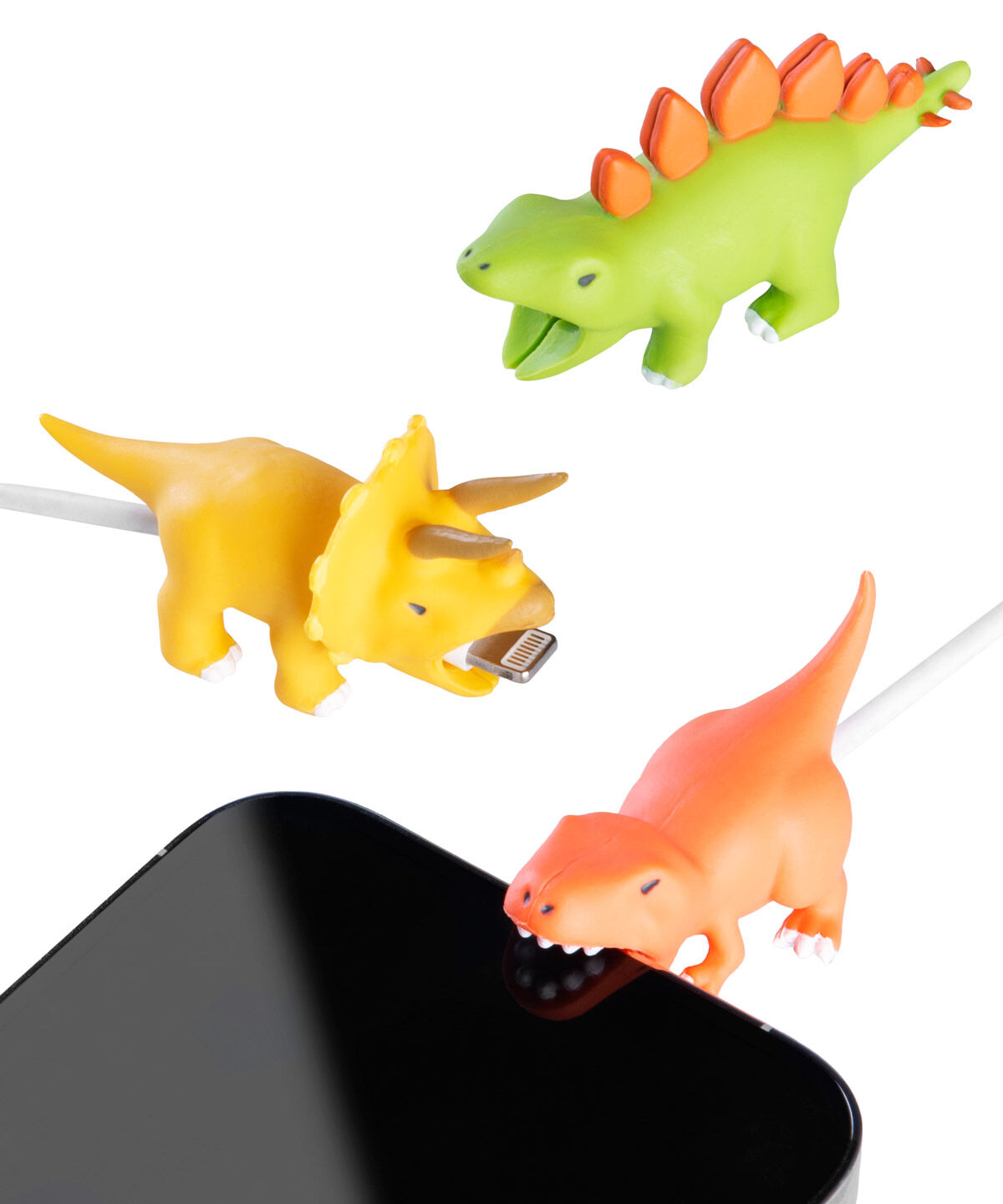 Dinosaur Cable Bites: A ferociously adorable dino to guard your ...