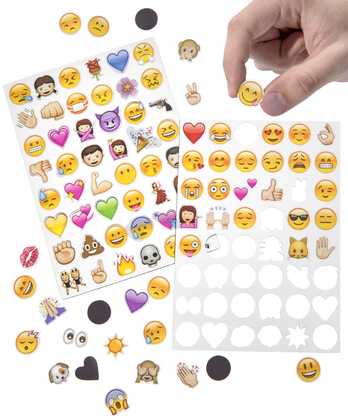 Emoji Magnets: Express yourself on your fridge or filing cabinet!