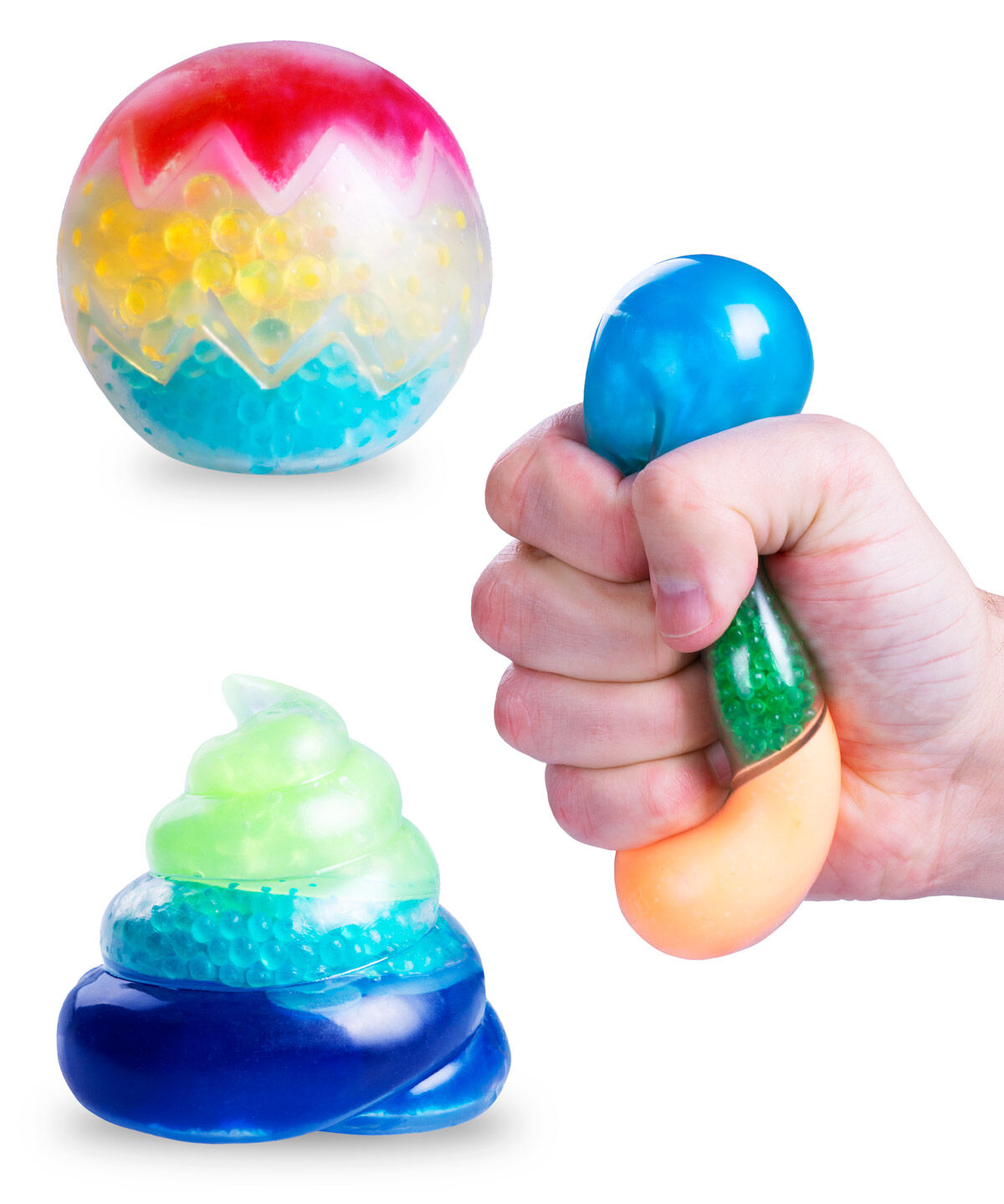 Feel Goo!: Three stress-relieving sensations in one toy!
