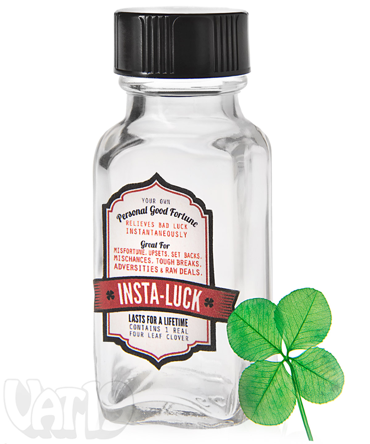 Four Leaf Clover: Real 4-Leaf Clover in a Bottle