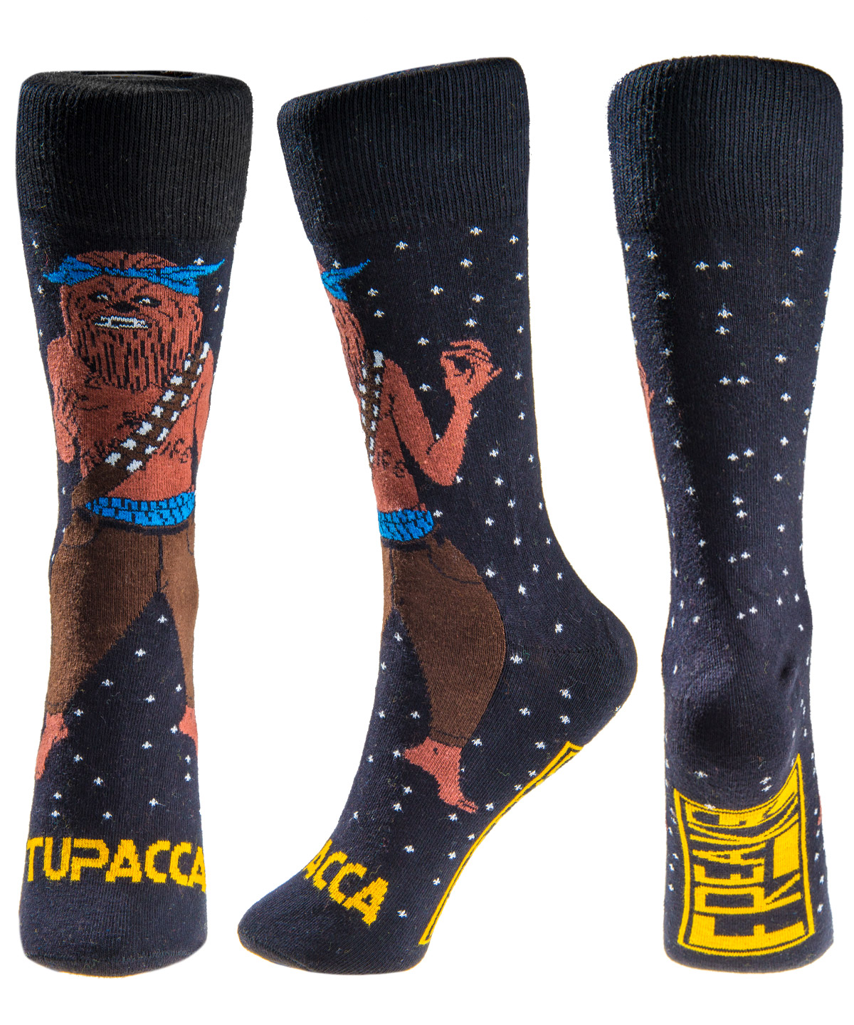 Freaker Socks - Tupacca: Hosiery reppin' Tupac and Chewbacca.