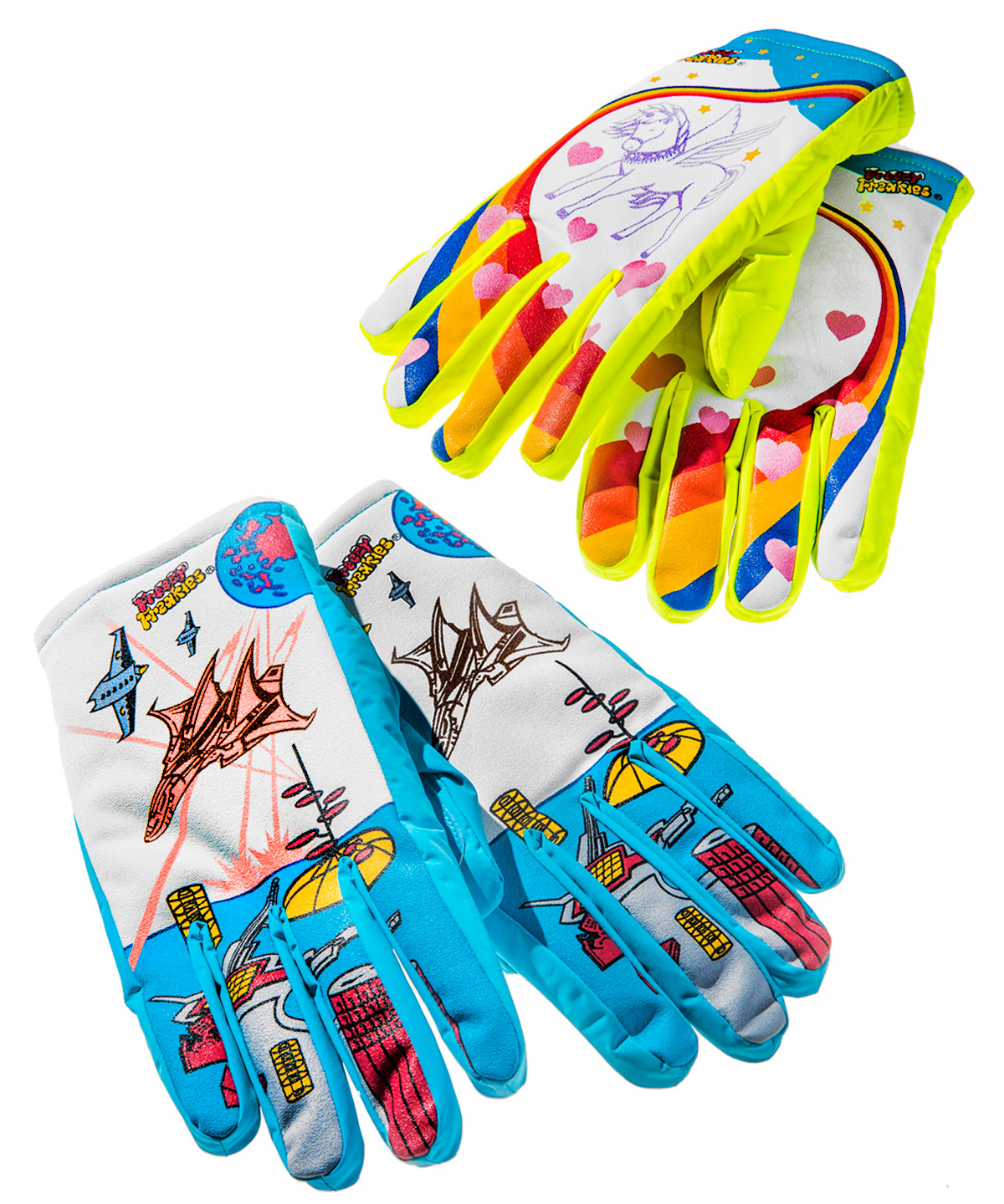 Freezy Freaky Winter Gloves: Throwback winter gloves that change colors.