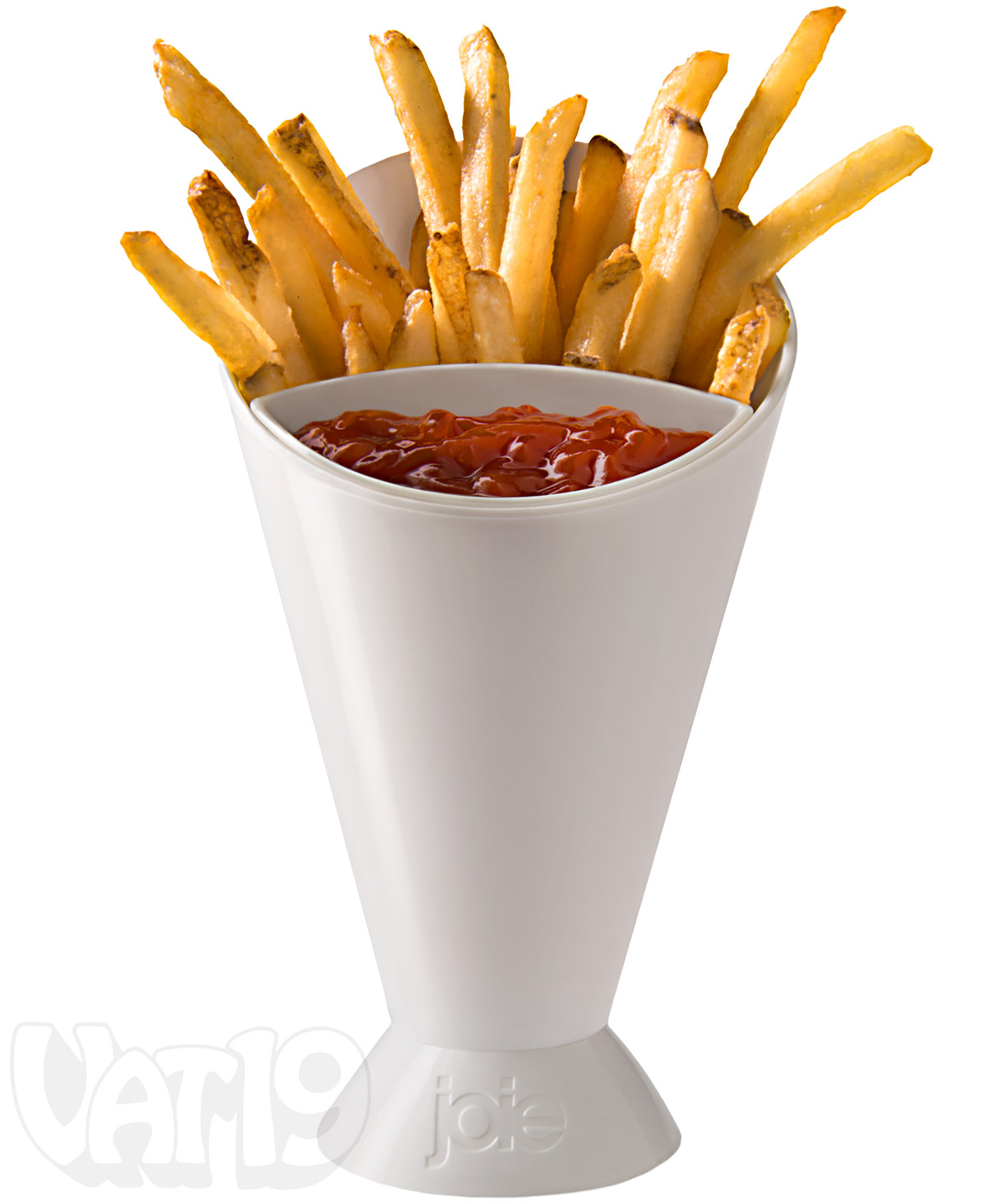 French Fry Dipping Cone: Dip and devour finger foods.