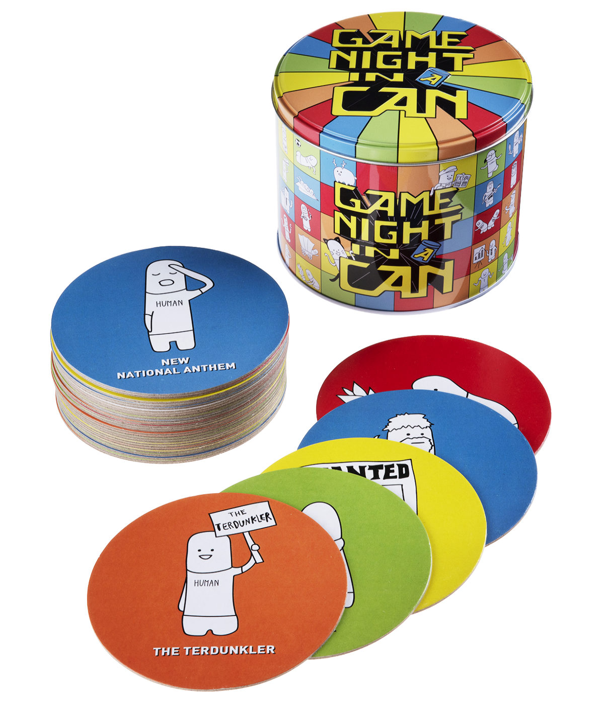 Game Night in a Can: 30 fun and unique party games in a tin.