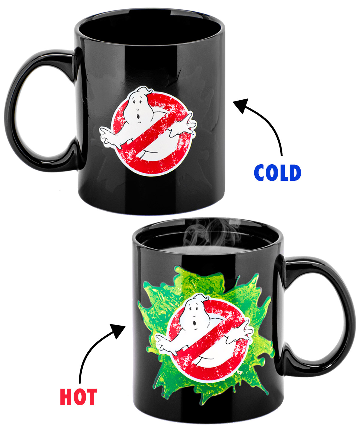 Ghostbusters Heat Change Mug: Officially licensed oversized ceramic cup.