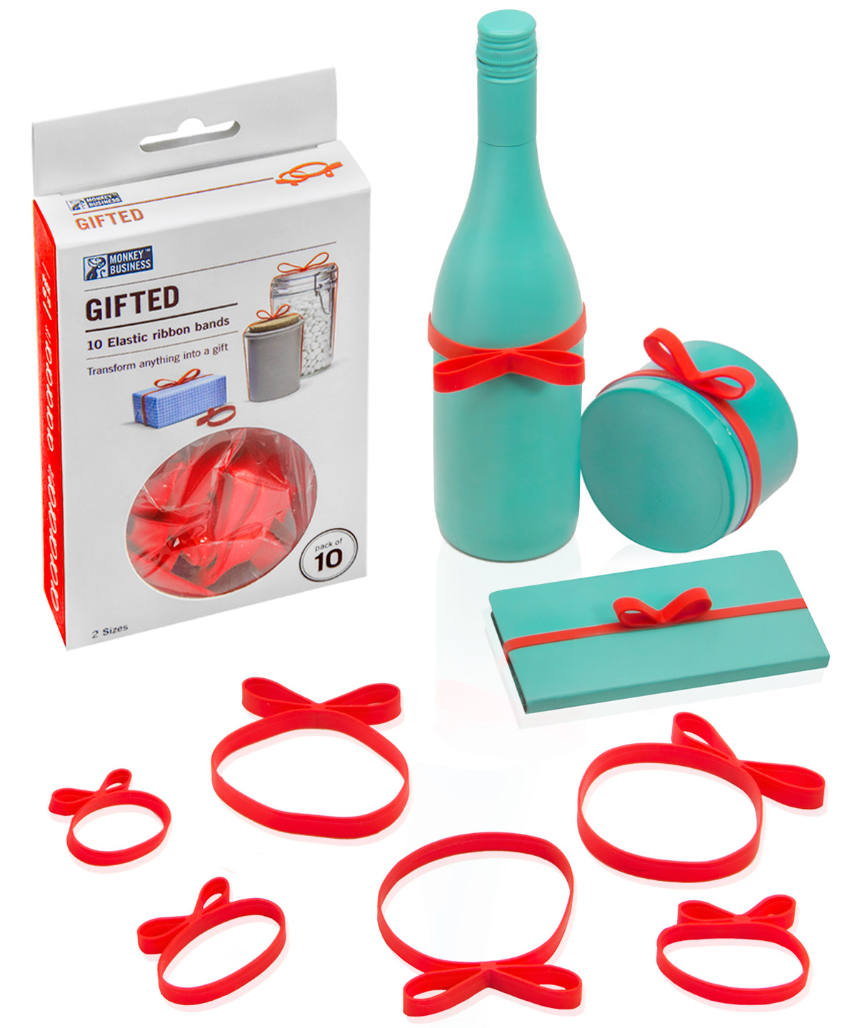 Gifted Elastic Ribbons: Wrap Gifts Instantly