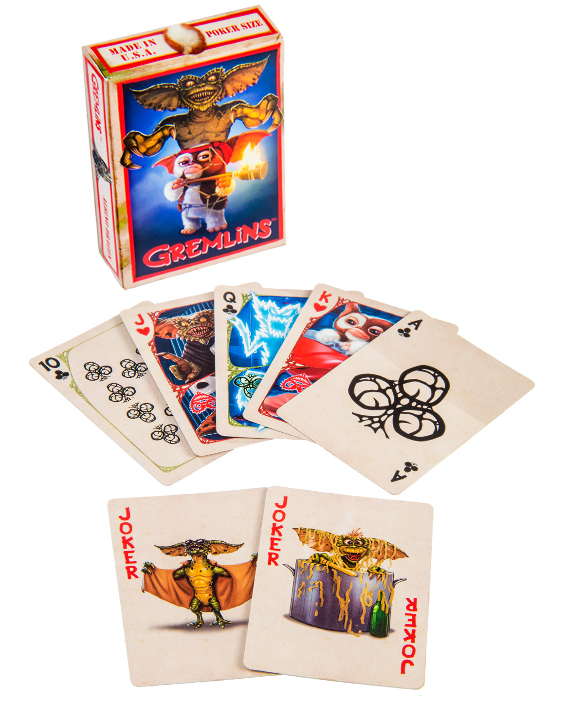 Gremlins Playing Cards: Officially licensed hand-drawn Gremlins card deck.