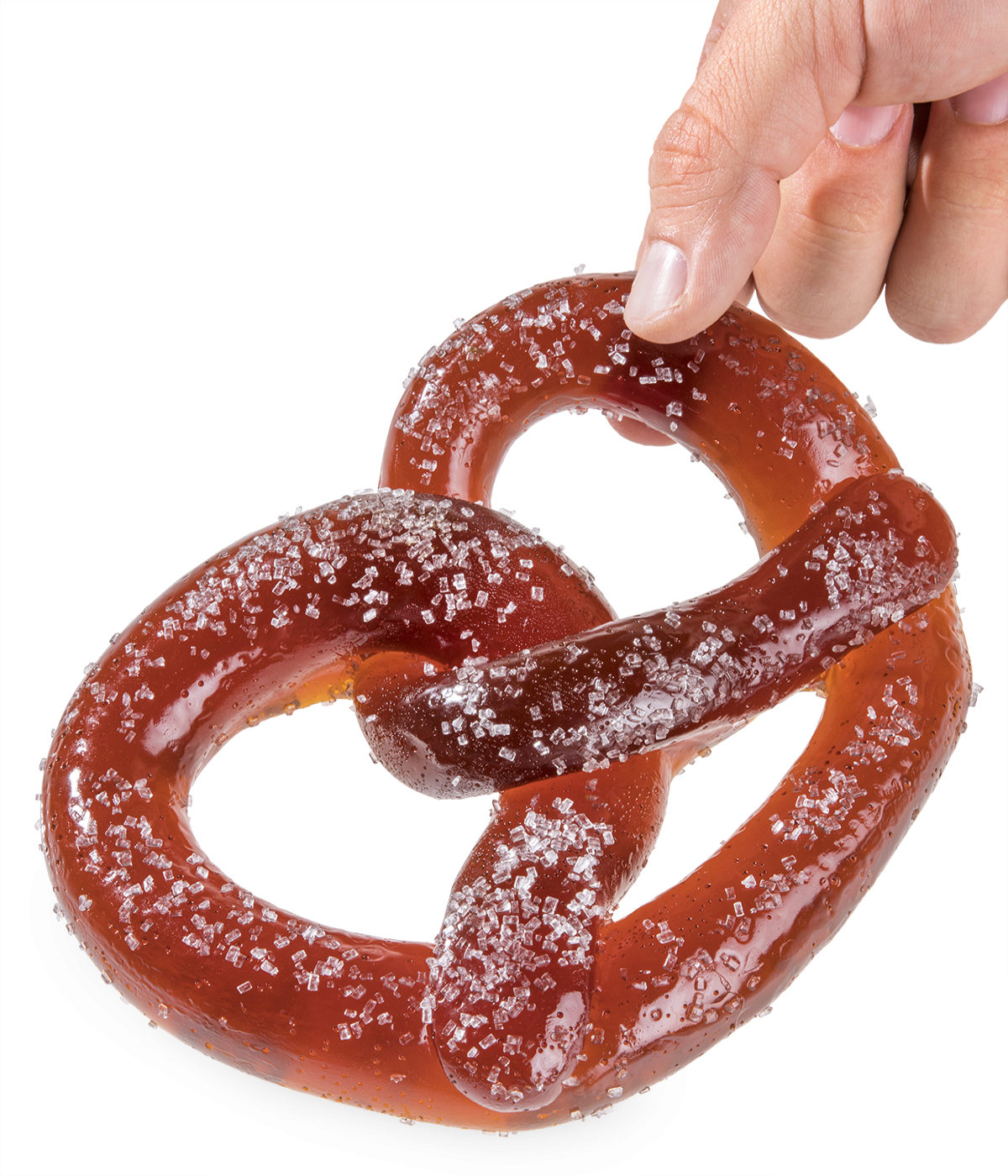 Gummy Pretzel: Sweet gummy shaped like a pretzel.