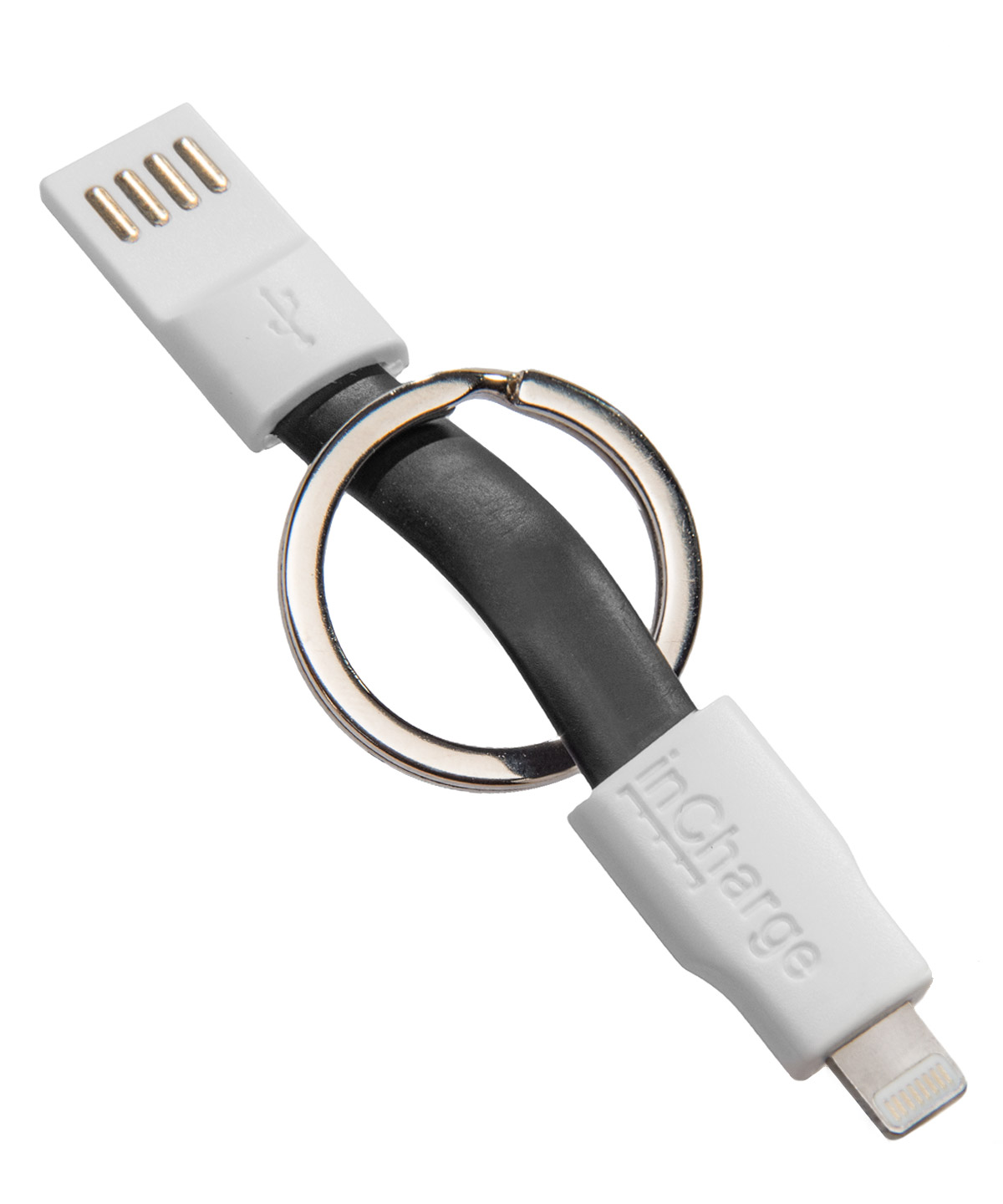 inCharge: Tiny keyring charging cable.