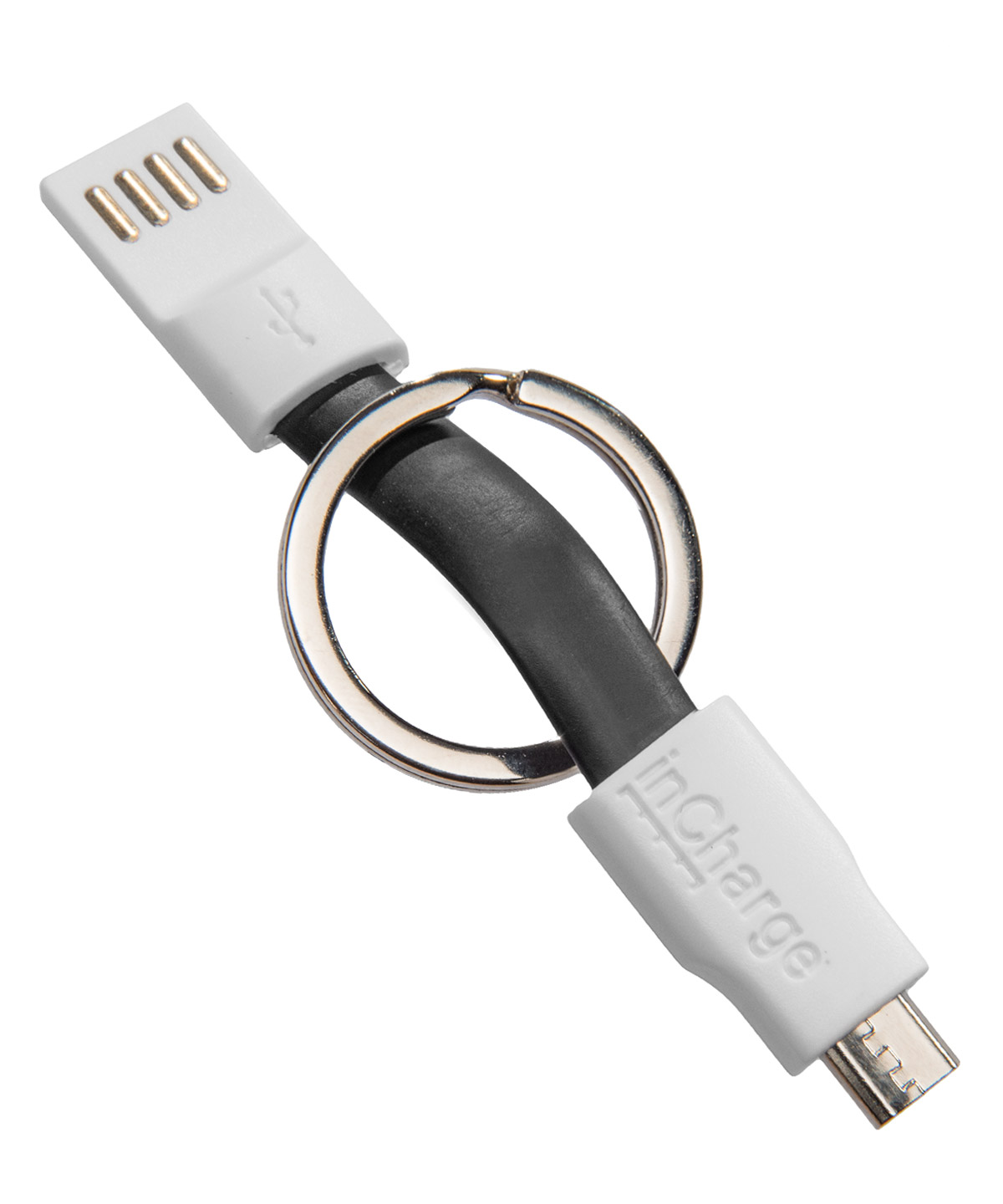 inCharge: Tiny keyring charging cable.