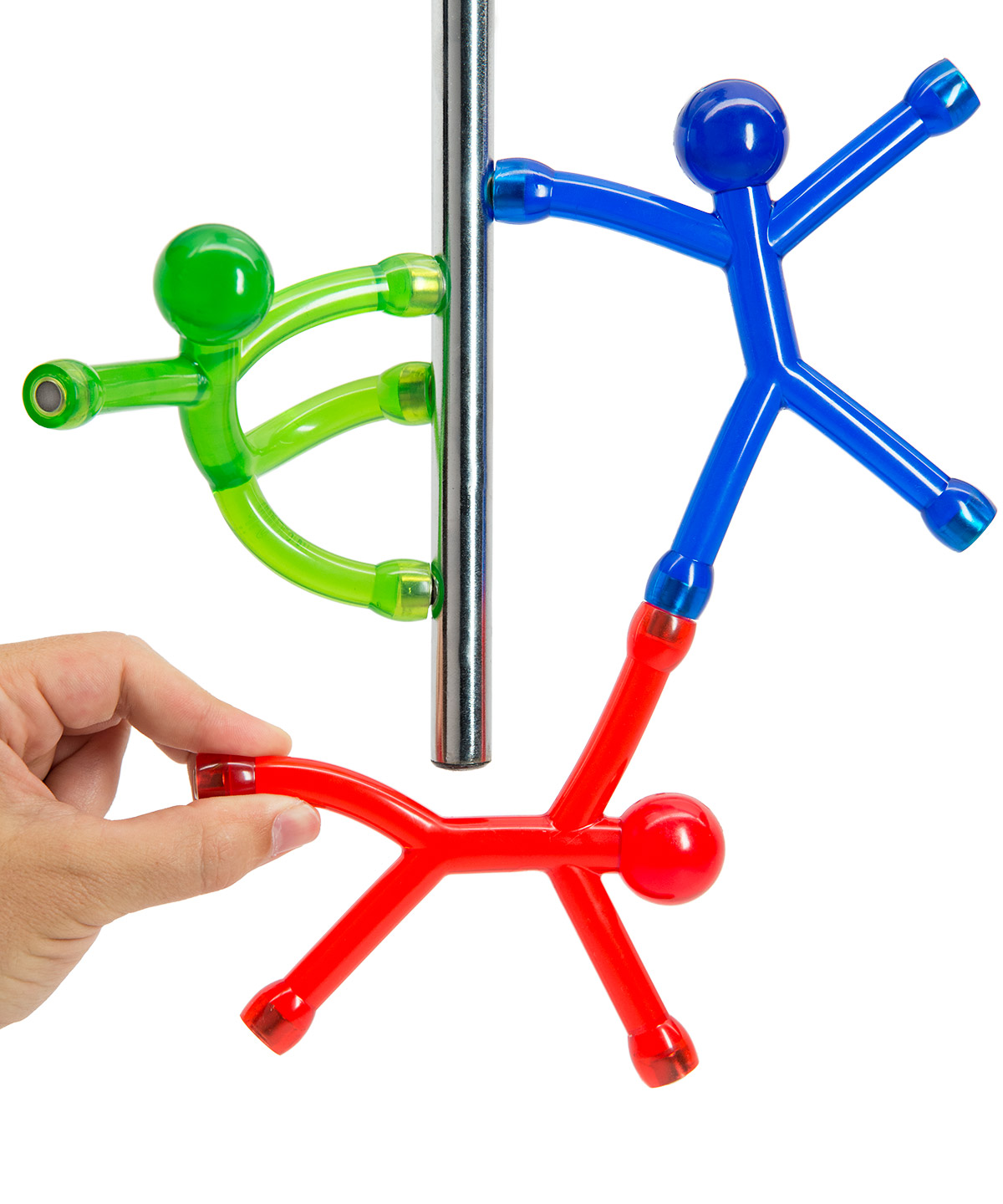 Jumbo Q-Man Magnet: Giant-sized version of the popular flexible figurine.