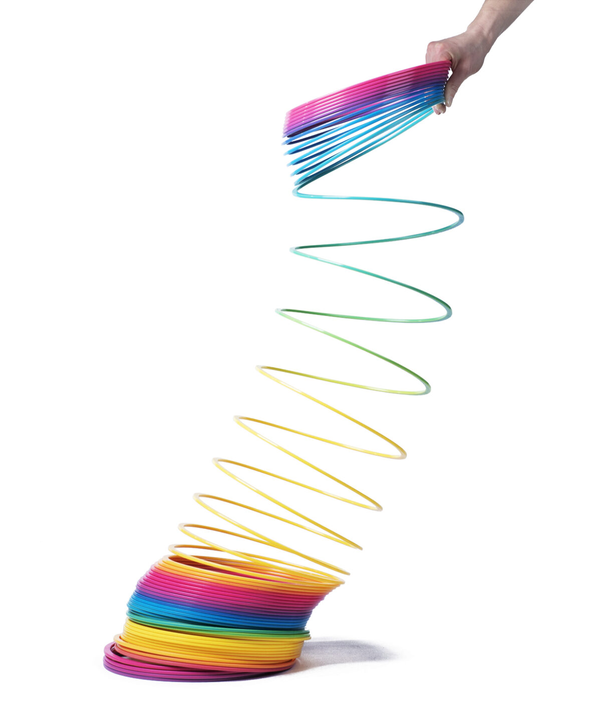 Jumbo Rainbow Coil Spring: Enormous spring that stretches up to twenty ...