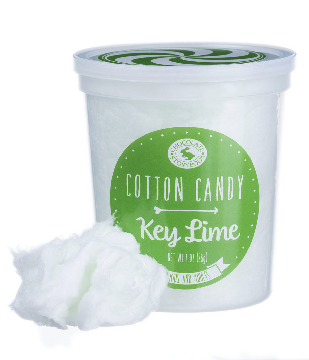 Key Lime Cotton Candy: Cotton candy with delicious key lime flavor!