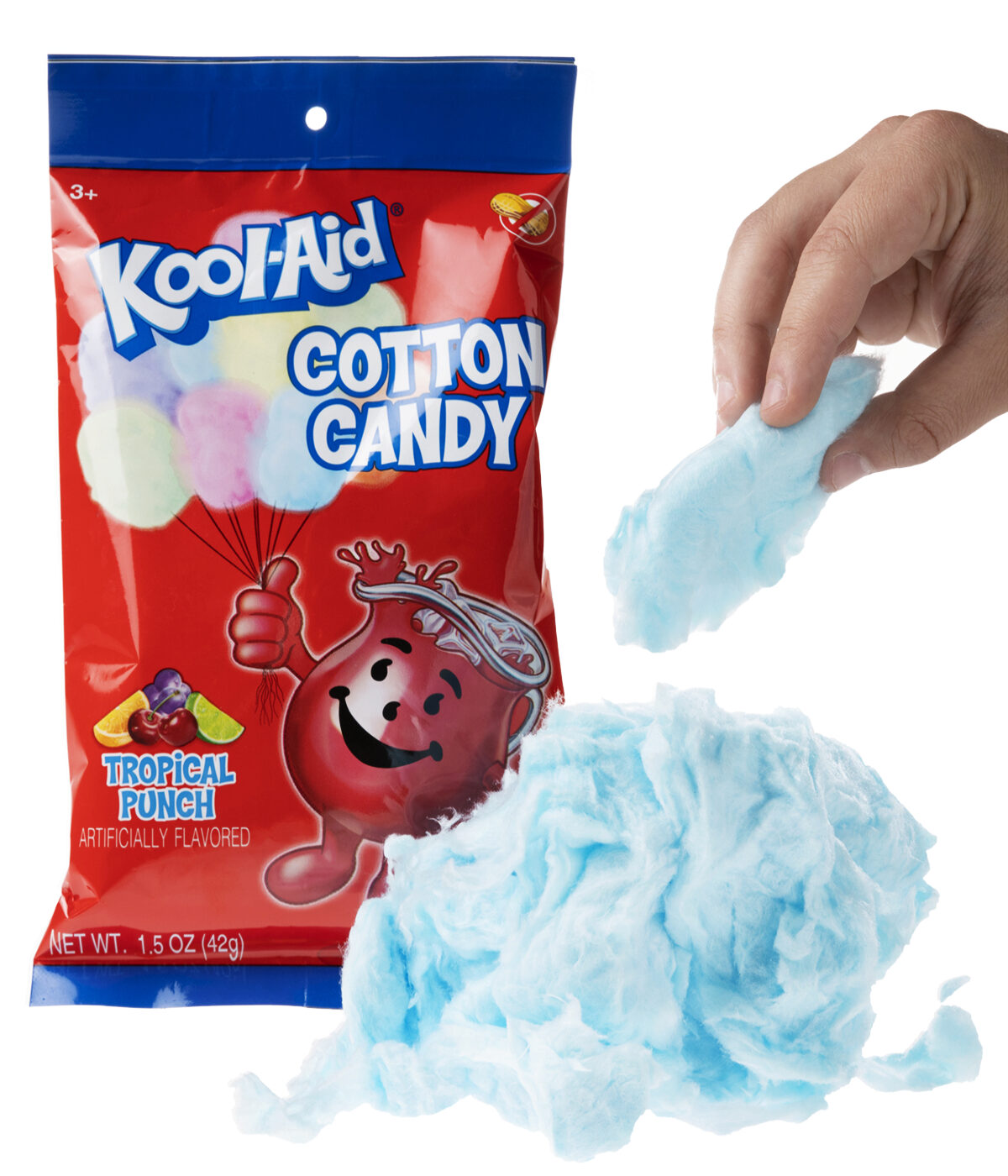 Kool-Aid Cotton Candy: Cotton candy flavored like the fruity drink