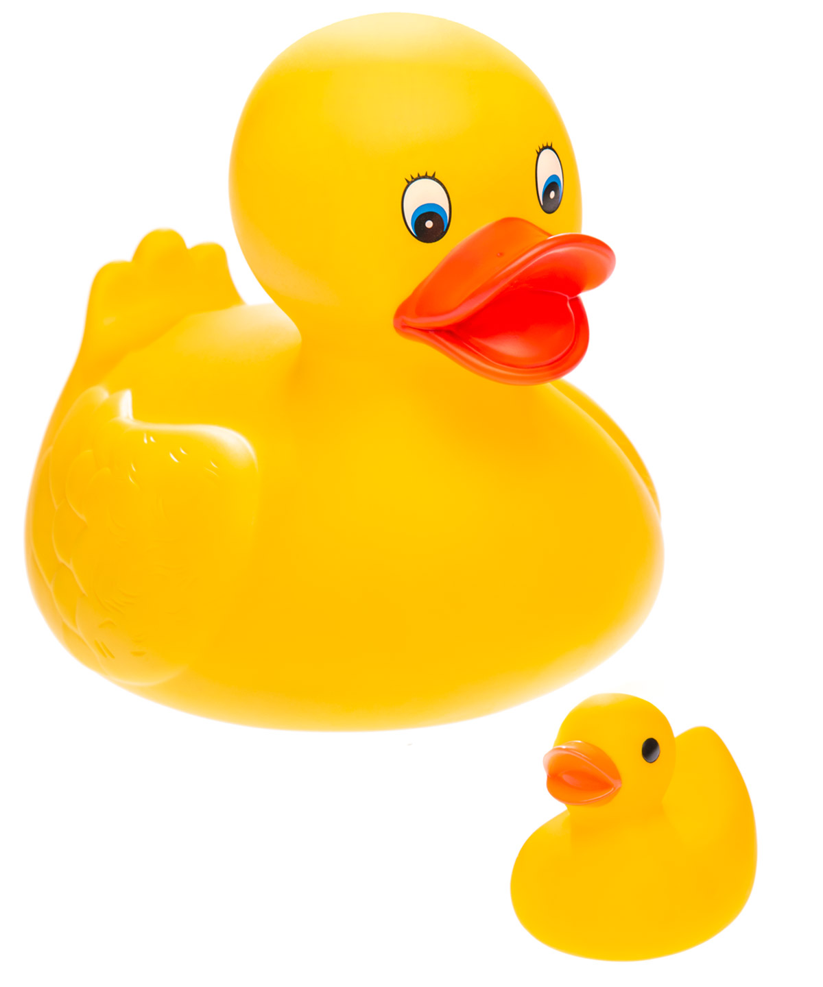 Large Rubber Duck: Supersized version of classic bath toy.