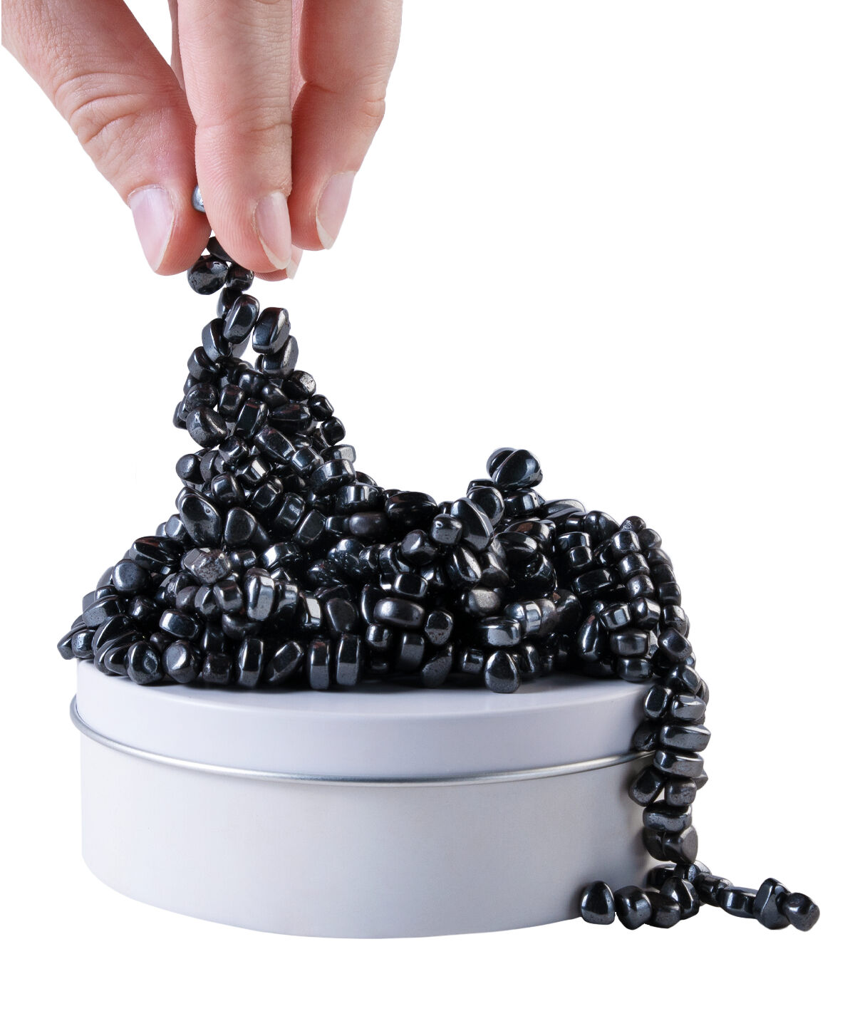 Magnastones: Oddly satisfying pebbles with magnetic polarity.