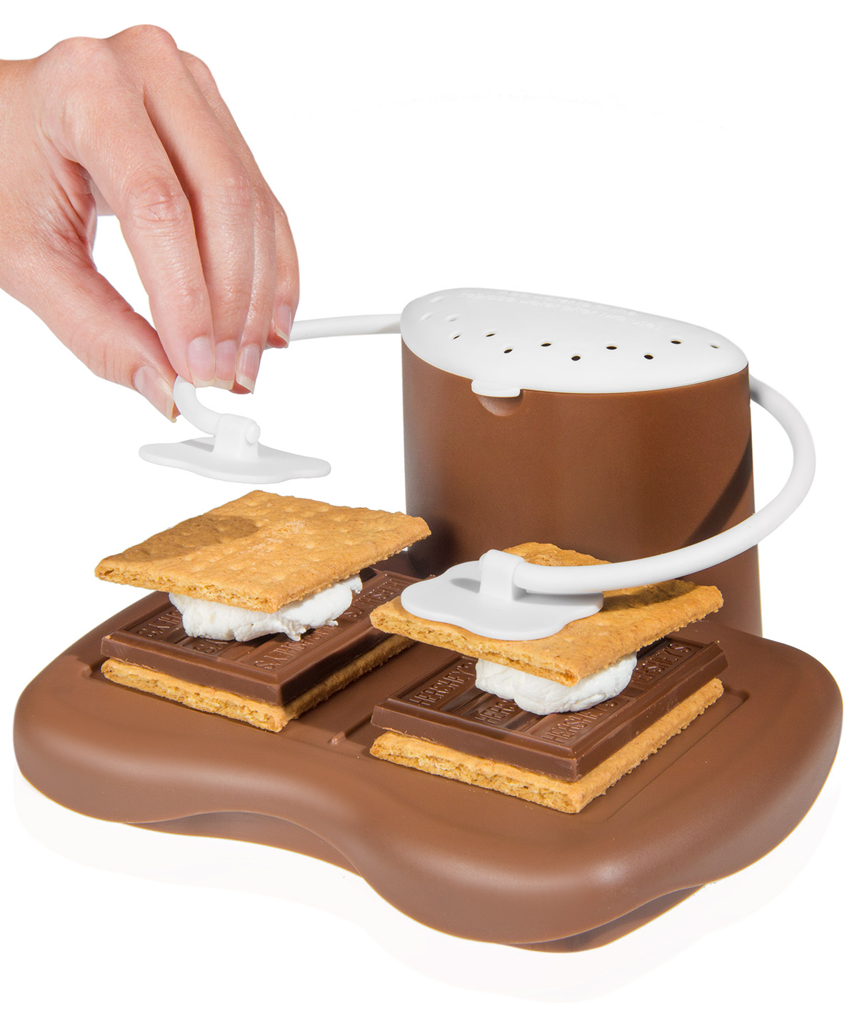 Microwave S'mores Maker: Make delicious s’mores indoors in seconds.