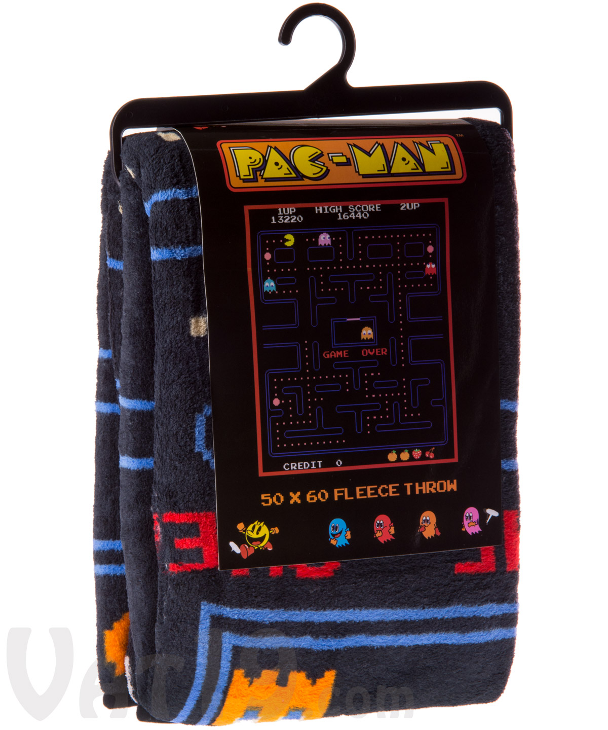 Pac-Man Fleece Blanket: Officially licensed throw blanket