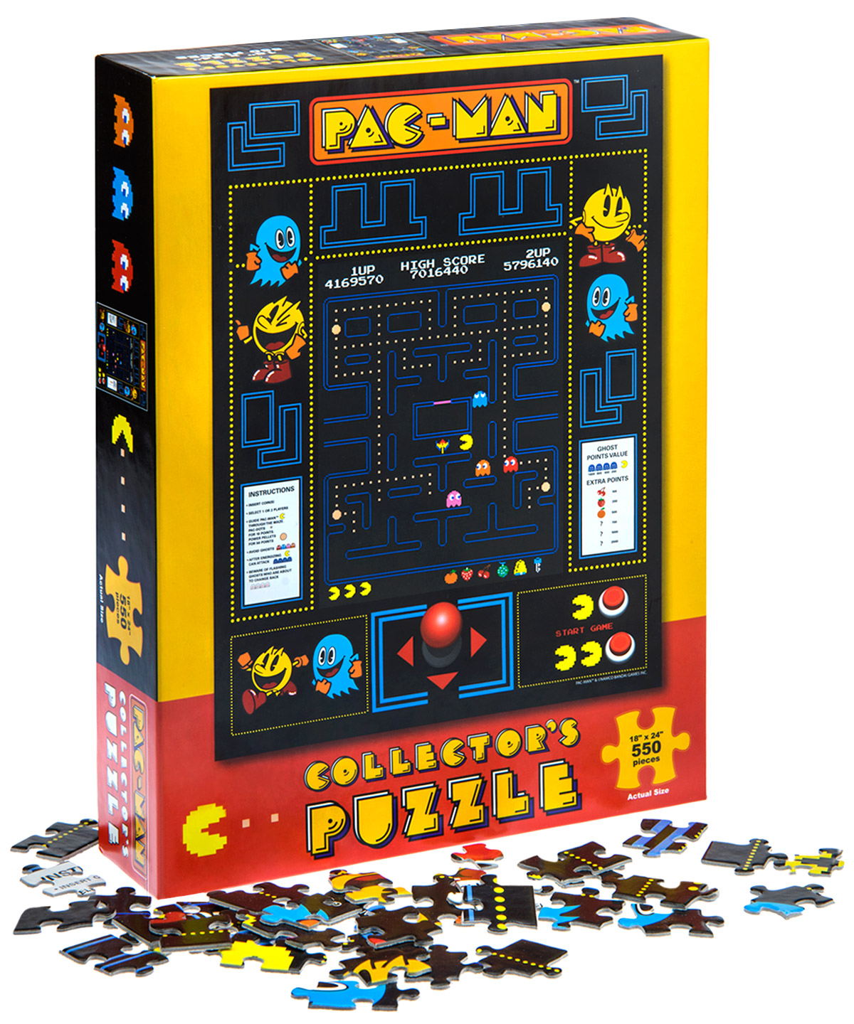 Pac-Man Collector's Puzzle: 550 pieces