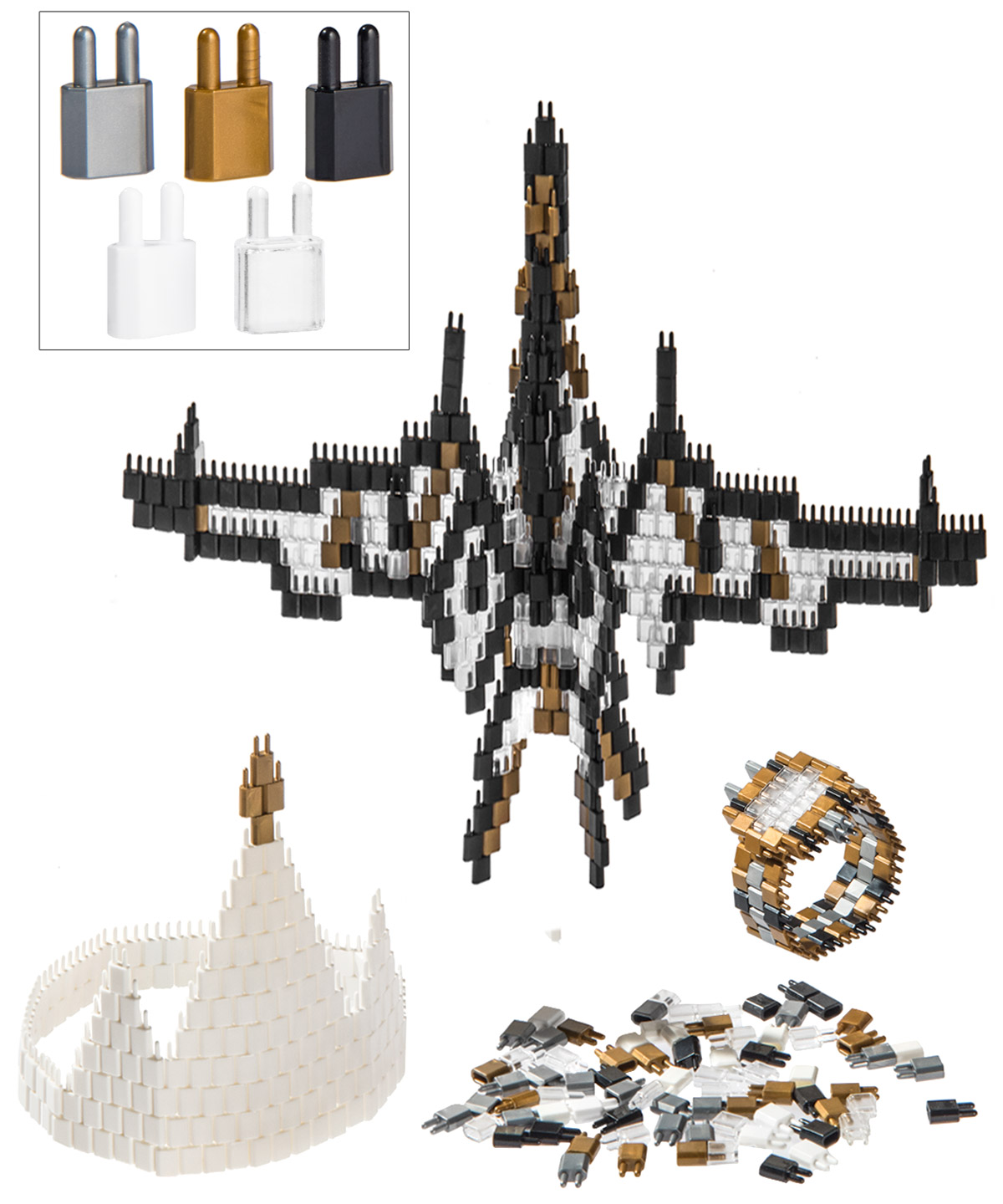 Pinblock: A Unique Interlocking Construction Toy System