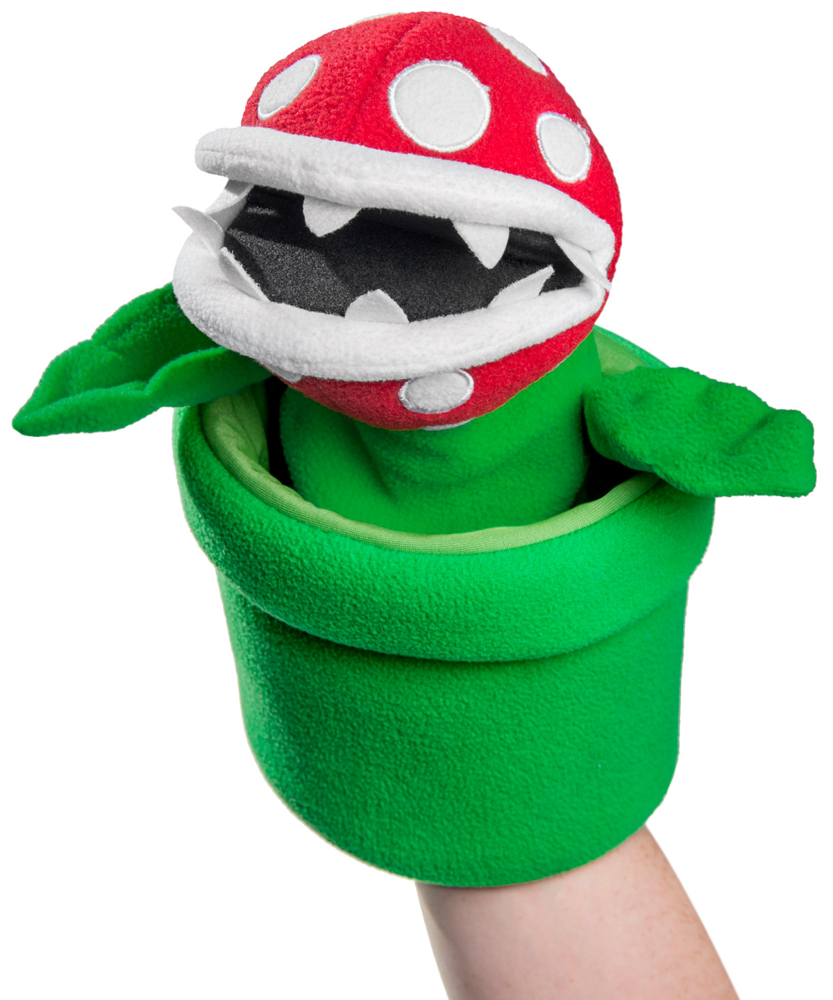 Piranha Plant Puppet: Hand puppet plant with a taste for plumbers.