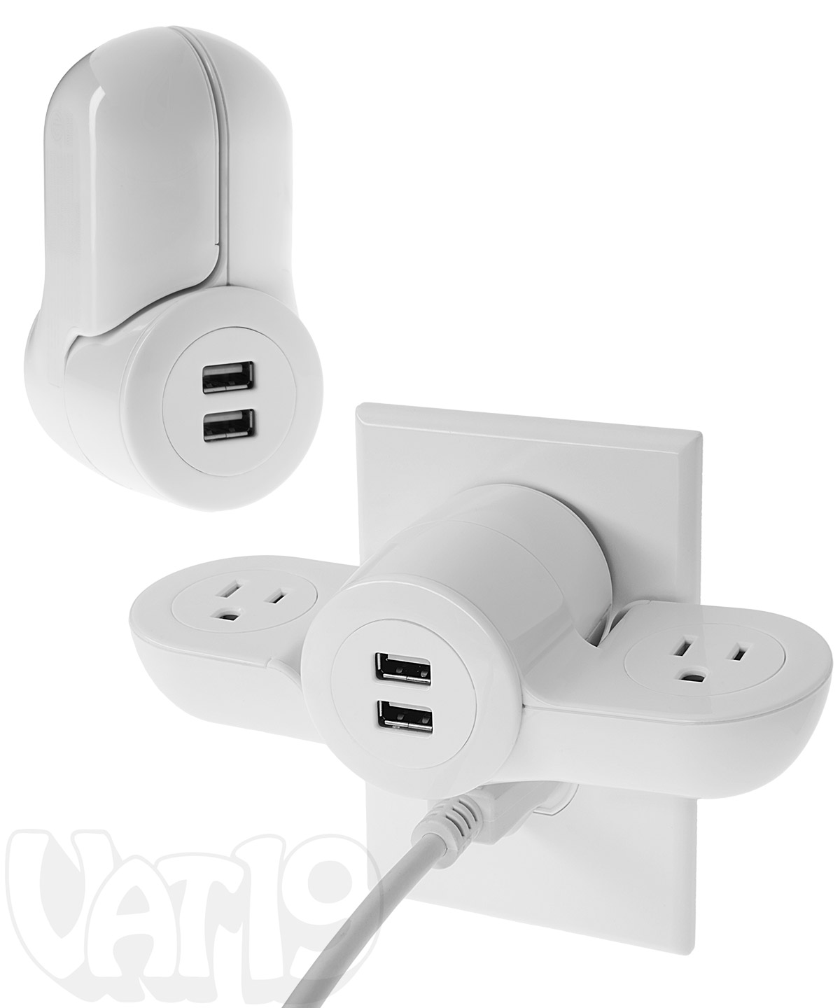 Pivot Power Mini by Quirky: Turn 1 outlet into 4 fabulous features