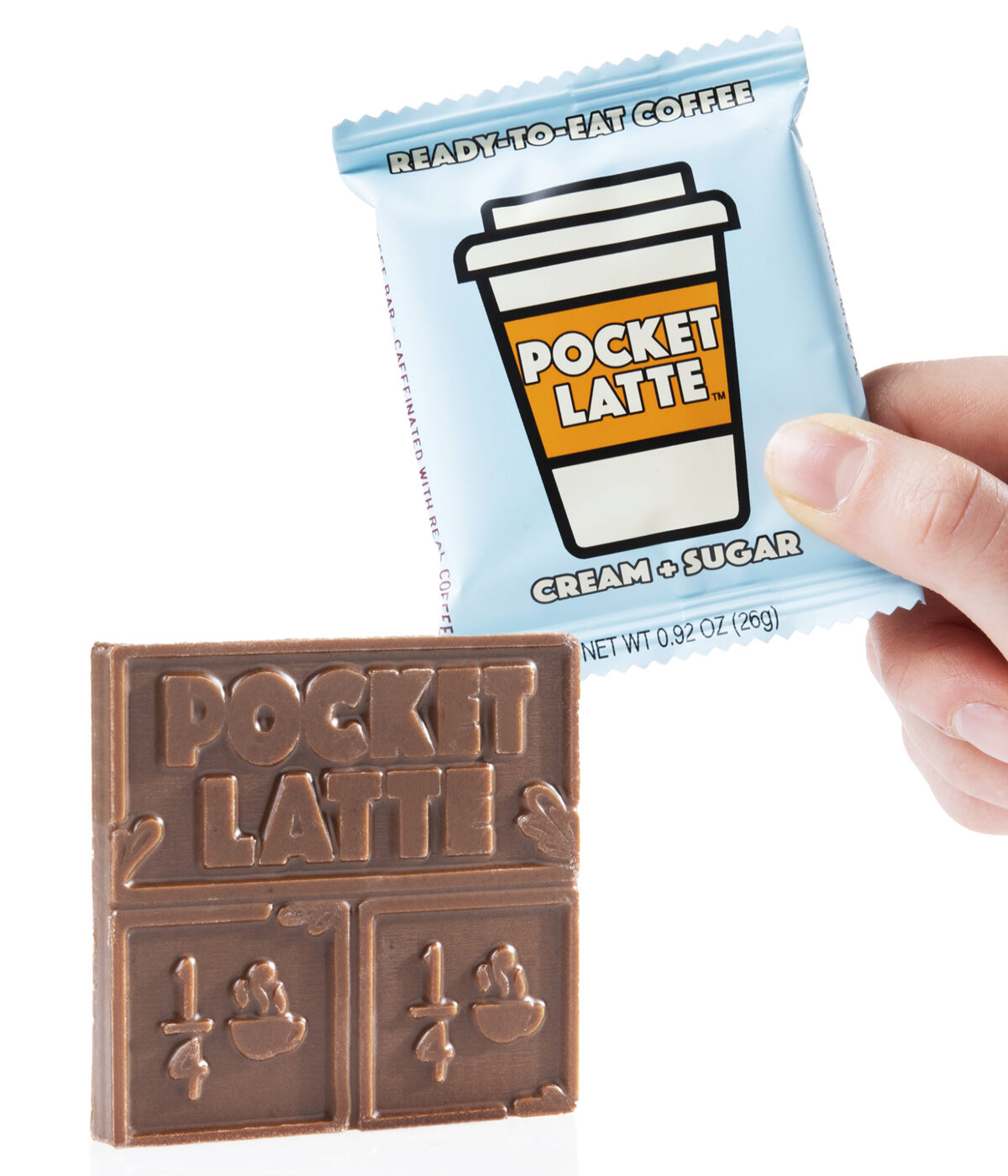 Pocket Latte: A convenient coffee snack that’ll get you through the day.