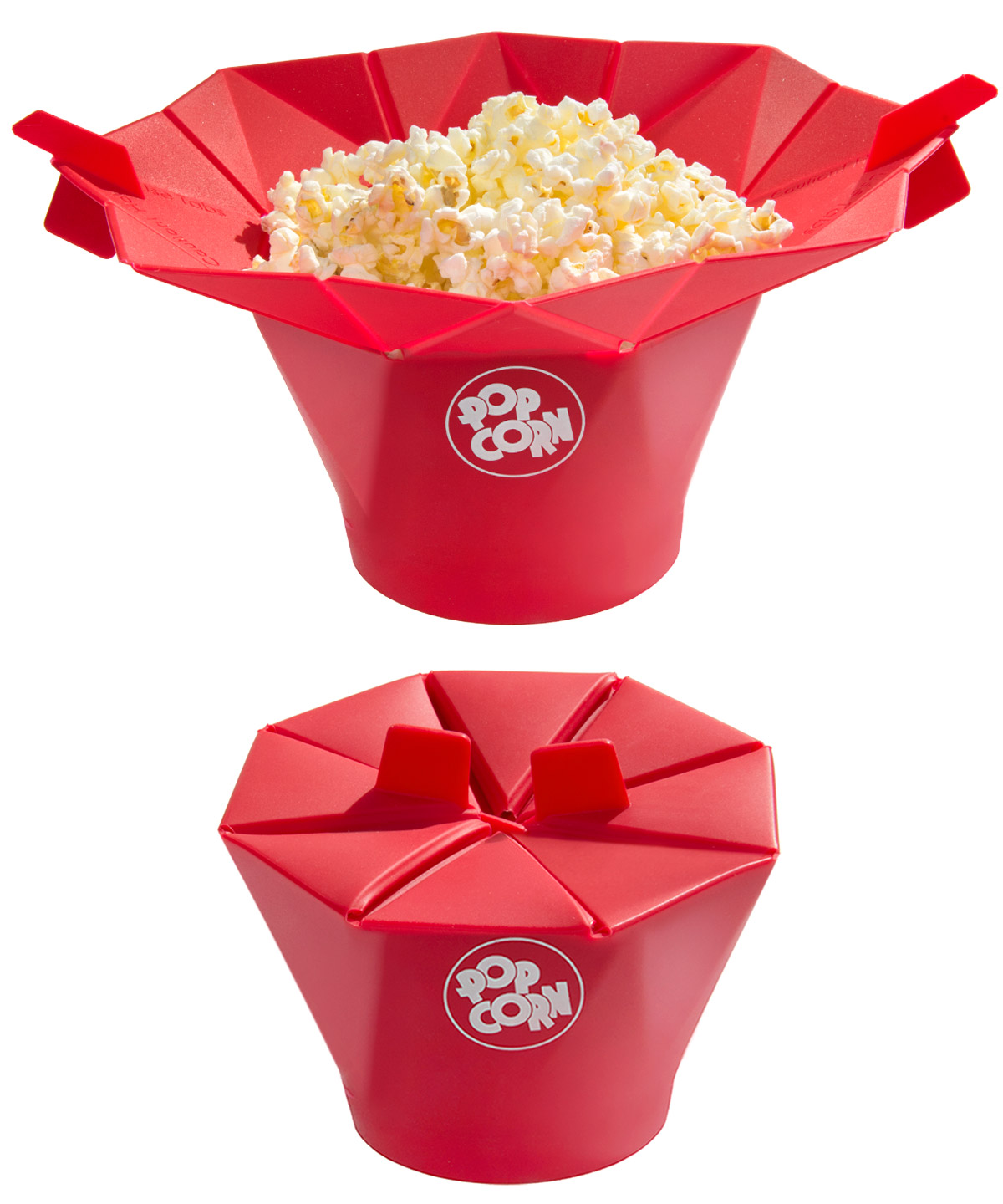 PopTop Popcorn Popper: Silicone Microwave Popcorn Popper