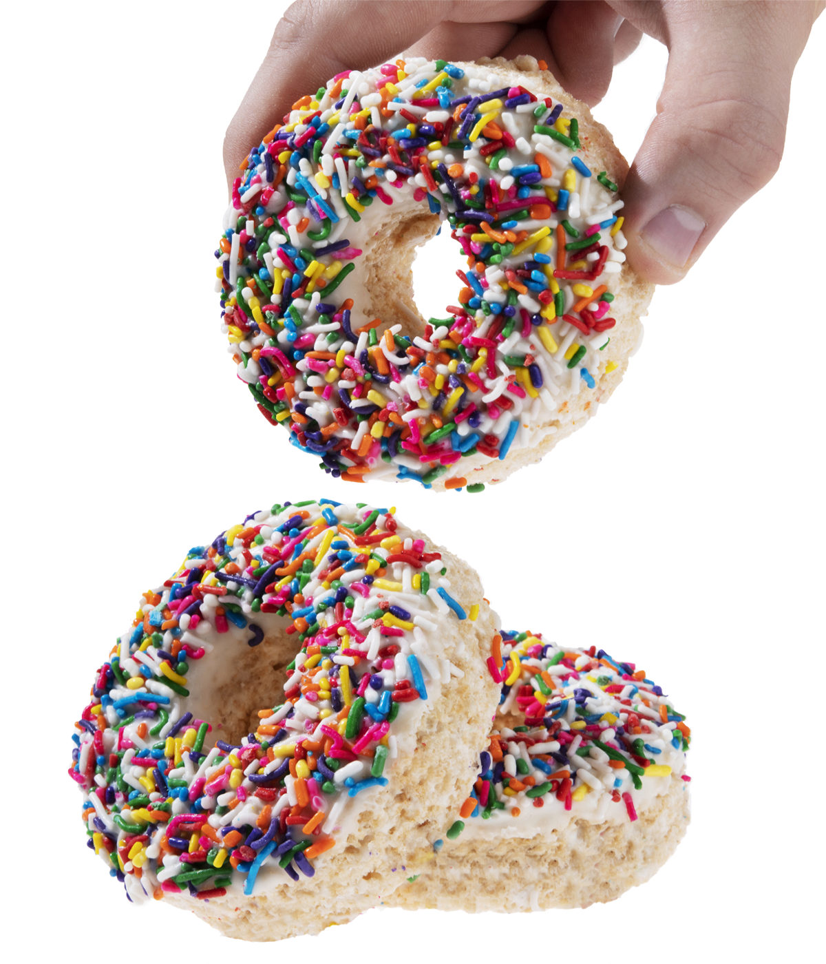 Rice Krispie Treat Donut: Frosted donut made of the crispy marshmallow ...
