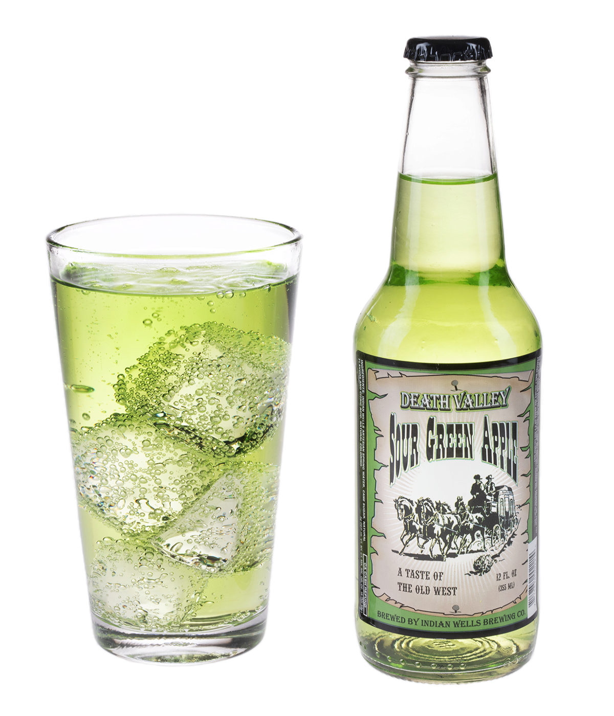 Sour Apple Soda: Soda pop with tart green apple flavor.